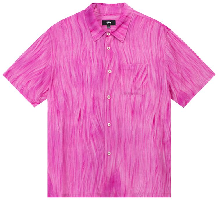 Buy Stussy Fur Print Shirt Pink 1110282 Pink Goat