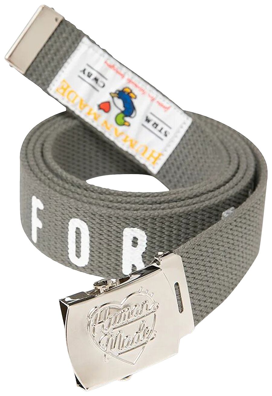 Buy Human Made Web Belt 'Grey' - HM24GD065 GREY | GOAT