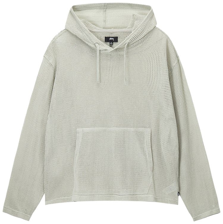 Buy Stussy Cotton Mesh Hoodie 'Bone' - 1140323 BONE | GOAT