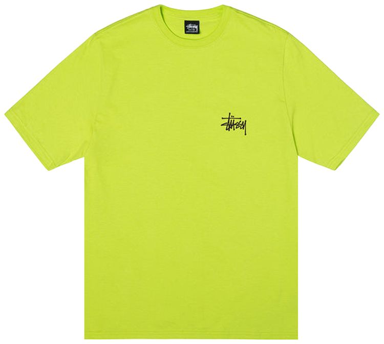 Buy Stussy Basic Tee 'Keylime' - 1904870 KEYL | GOAT