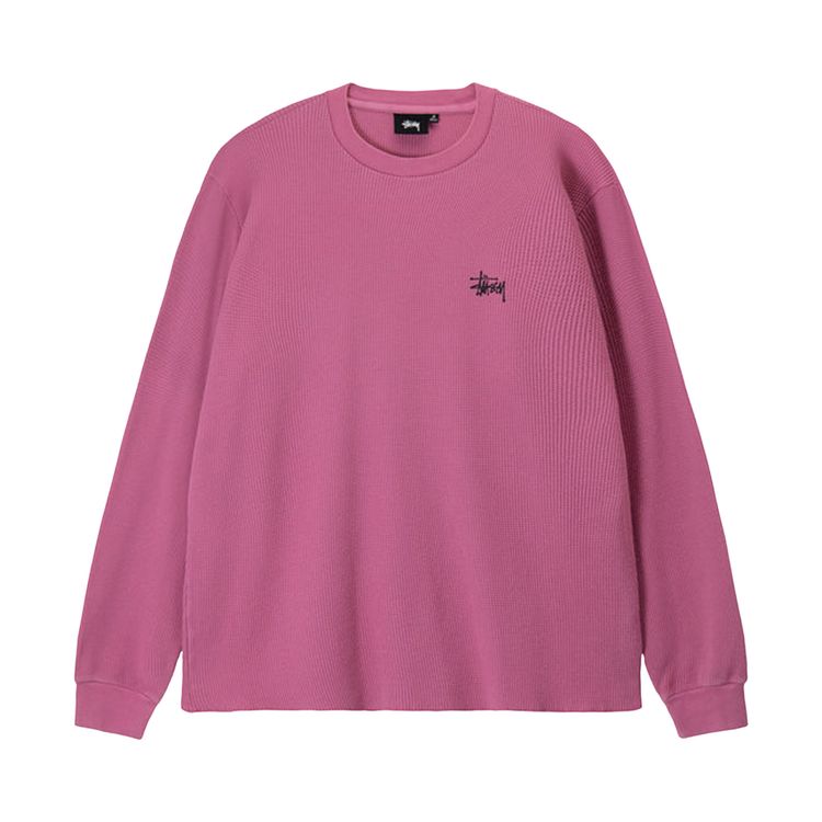 Buy Stussy O'Dyed Long-Sleeve Thermal 'Magenta' - 1140321 MAGE | GOAT
