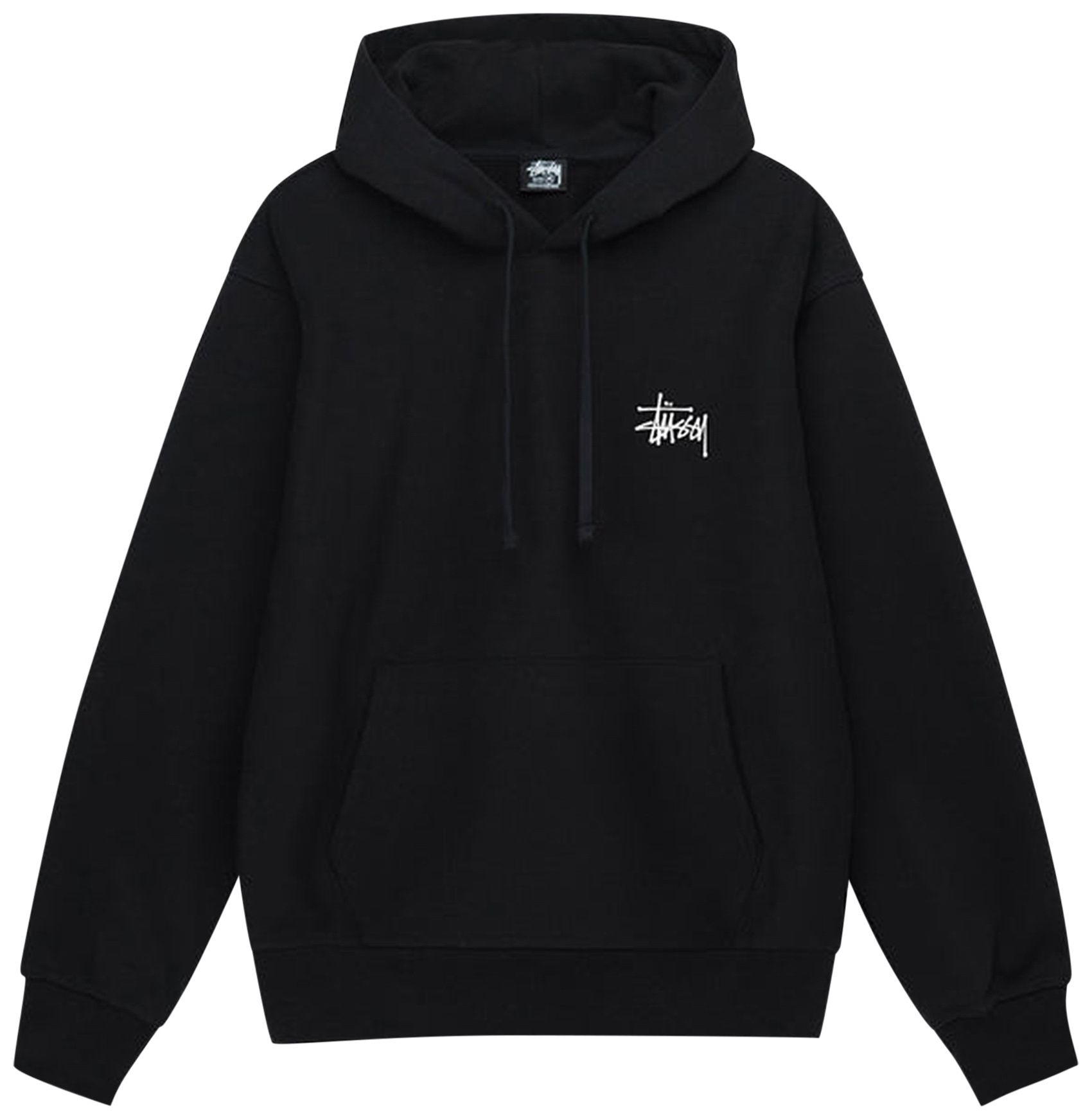 Buy Stussy Basic Hoodie 'Black' - 1924870 BLAC | GOAT