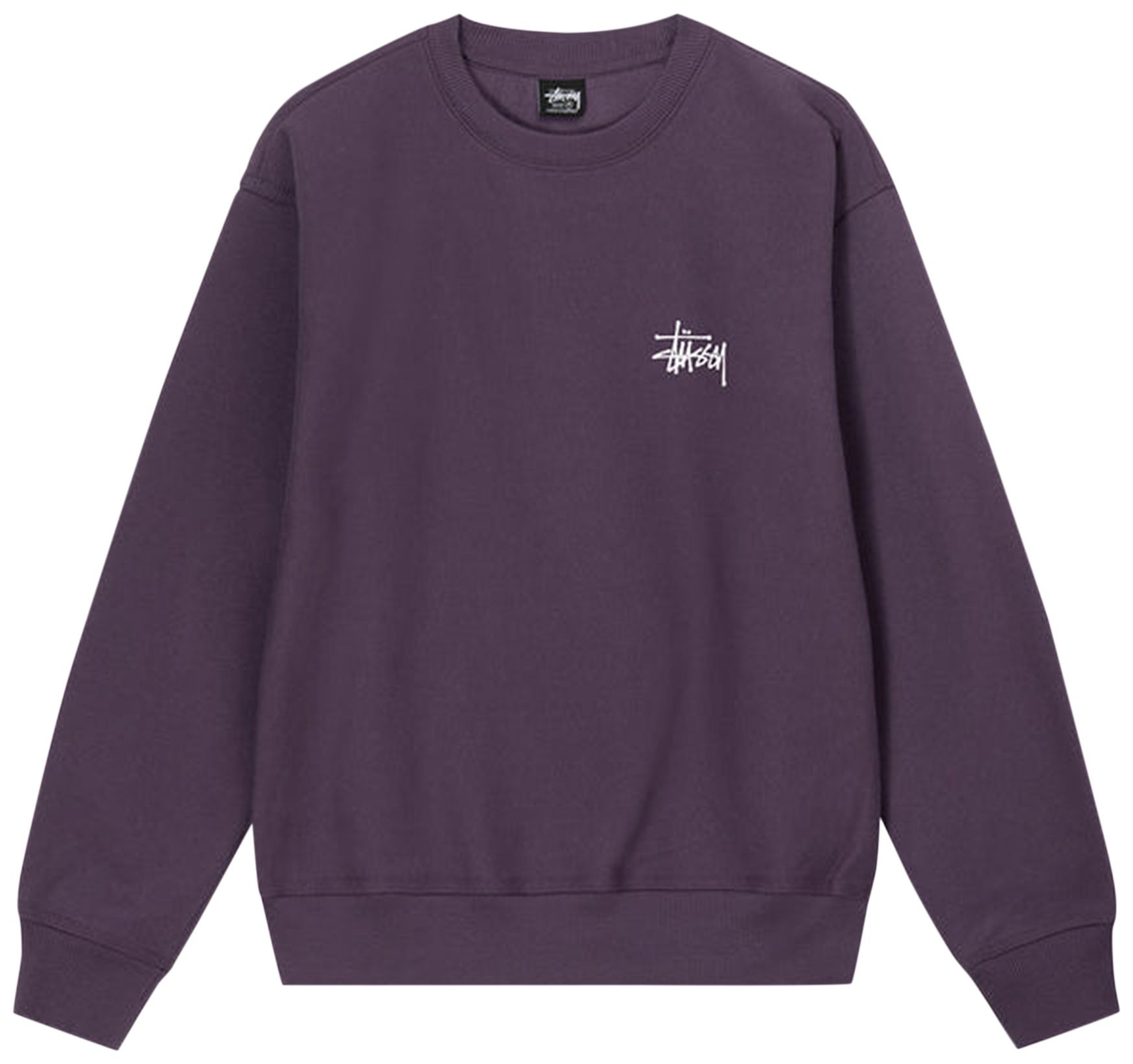 Buy Stussy Basic Crew 'Grape' - 1914870 GRAP | GOAT
