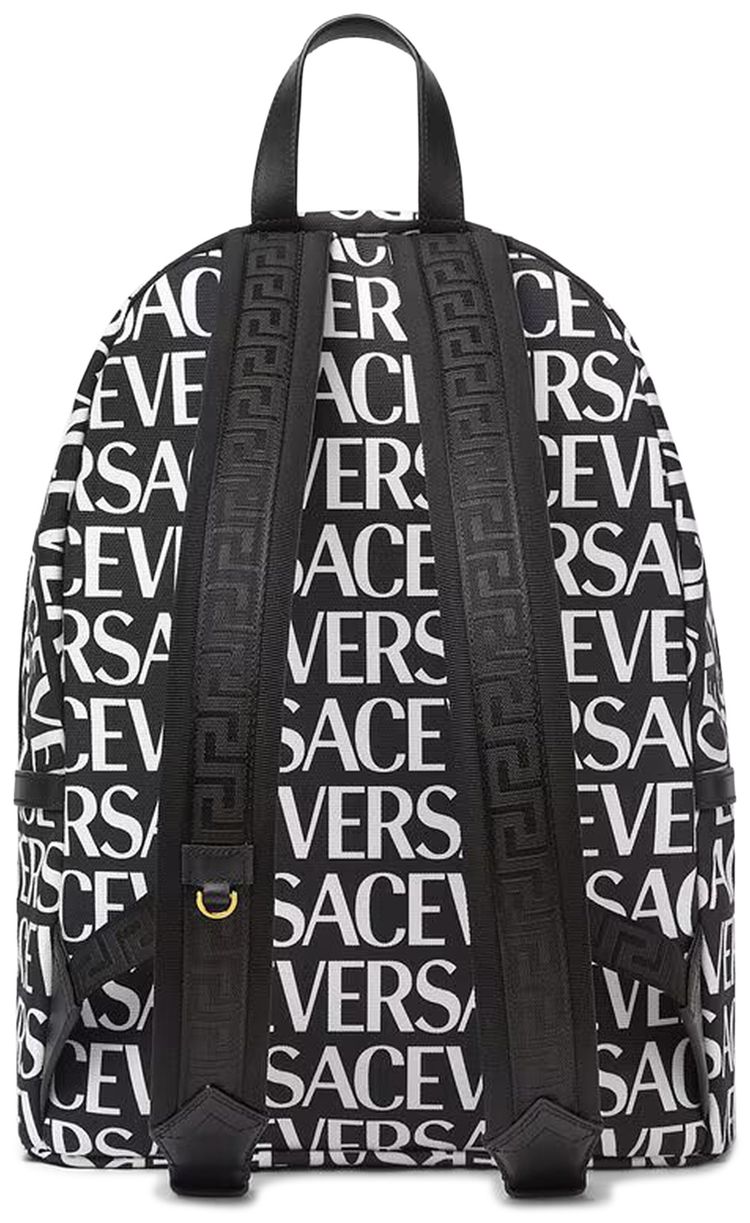 Buy Versace Logo Backpack 'Black/White/Versace Gold' - 1007703 1A06766 ...