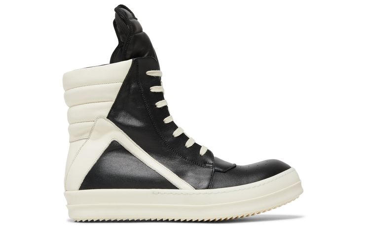 Buy Rick Owens Geobasket High 'Black Milk' - RU01B1894 LPO 9111 | GOAT AU