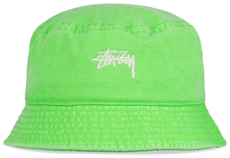 Buy Stussy Washed Stock Bucket Hat 'Mint' - 1321086 MINT | GOAT