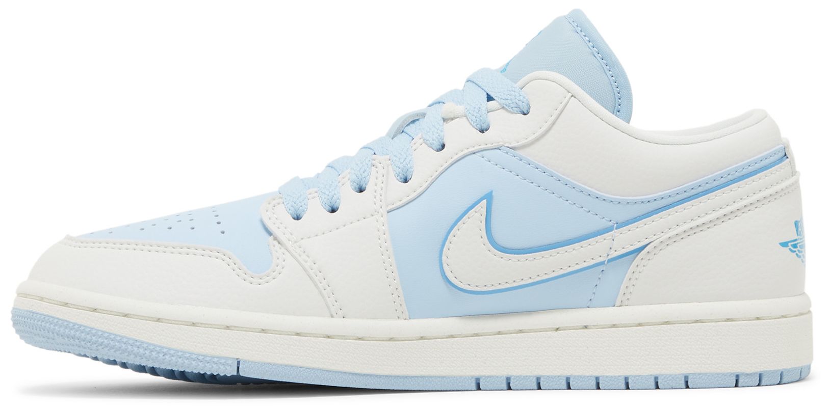 Buy Wmns Air Jordan 1 Low SE 'Reverse Ice Blue' - DV1299 104 | GOAT