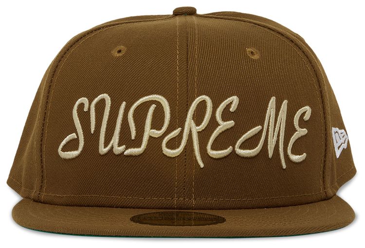 Buy Supreme Script New Era 'Light Brown' - SS23H35 LIGHT BROWN | GOAT