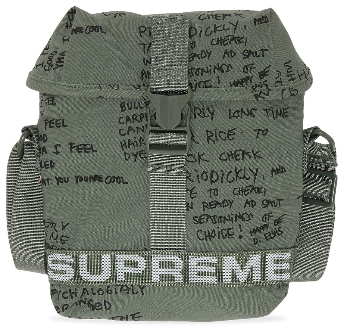 Buy Supreme Field Side Bag 'Olive Gonz' - SS23B14 OLIVE GONZ | GOAT