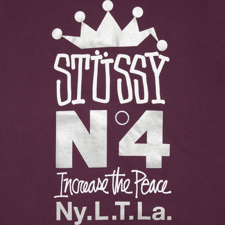 Buy Stussy Crown Stack Tee 'Eggplant' - 1903085 EGGP | GOAT