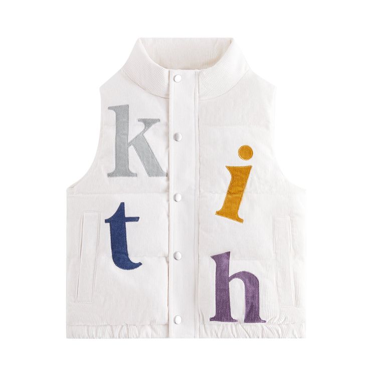 Buy Kith Kids Novelty Cord Vest 'Sandrift' - KHK010119 104 | GOAT