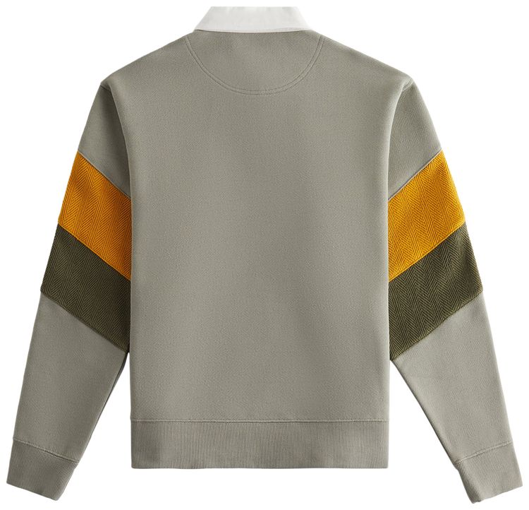 Buy Kith Women Emery Herringbone Terry Rugby Shirt 'Plaster ...