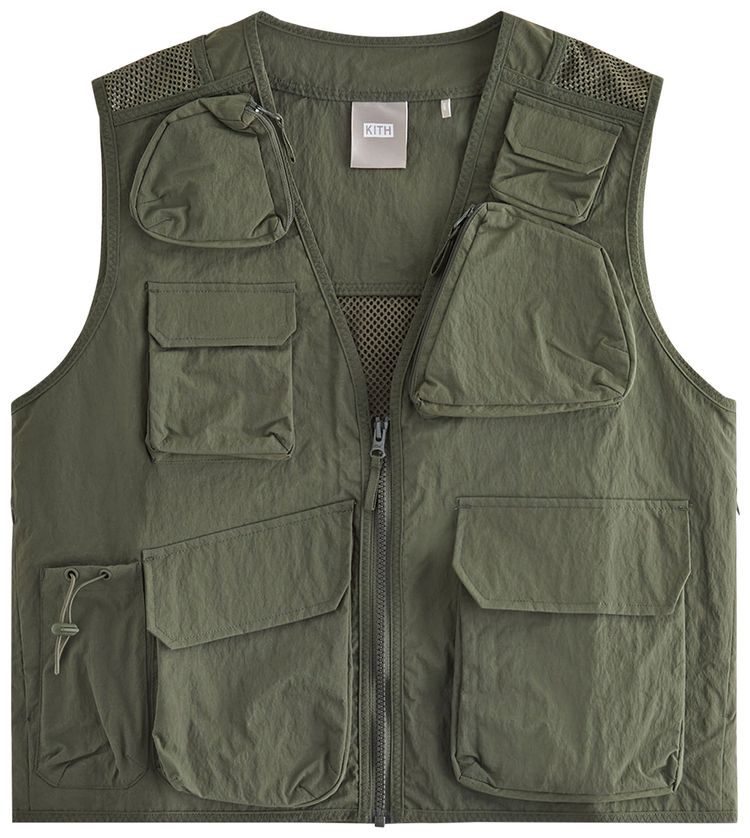 Buy Kith Women Vero Utility Vest 'Arame' - KHW010104 322 | GOAT
