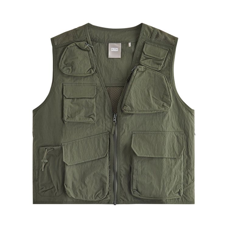 Buy Kith Women Vero Utility Vest 'Arame' - KHW010104 322 | GOAT