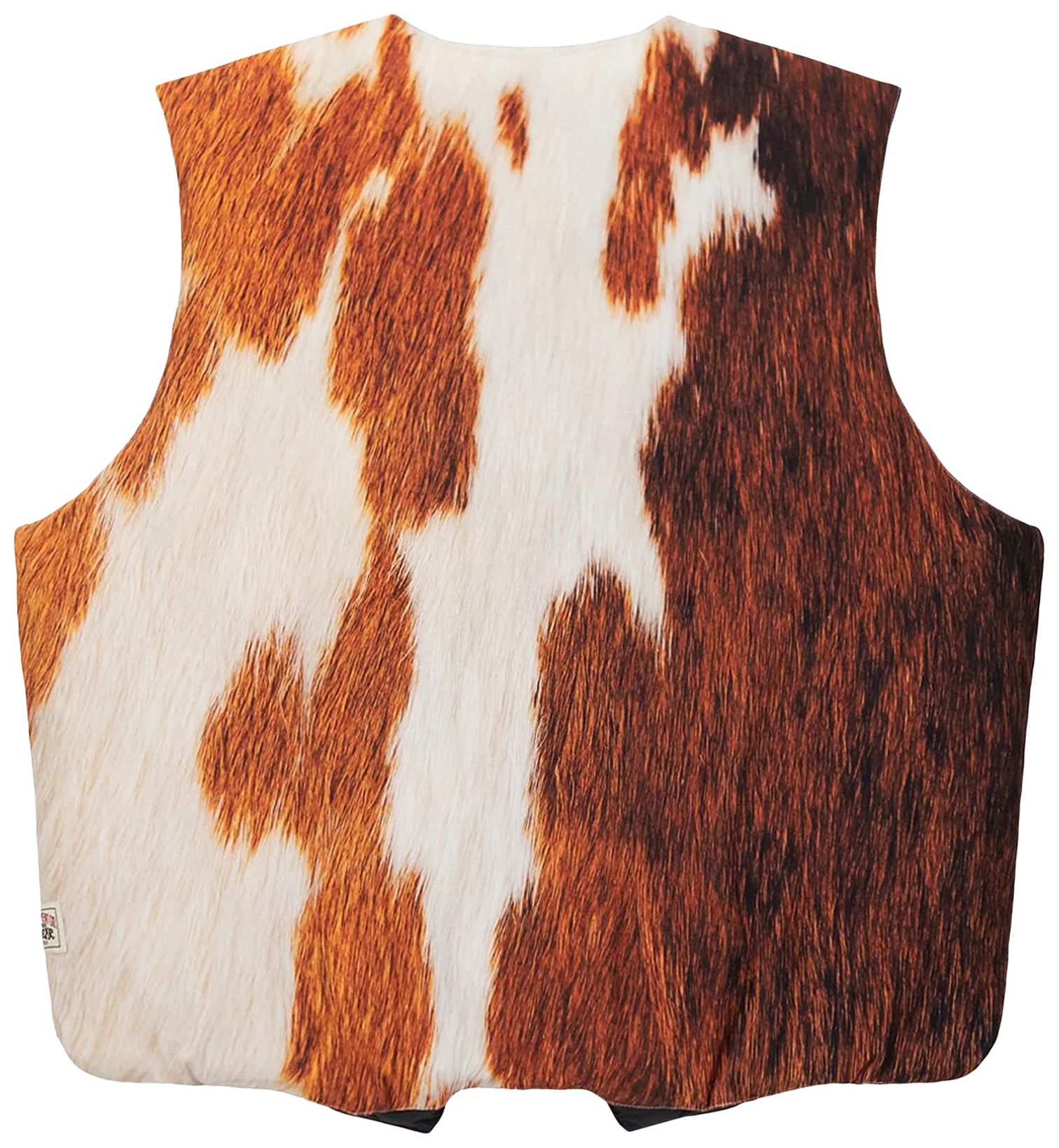 Buy Stussy Reversible Quilted Vest 'Cowhide' - 115695 COWH | GOAT