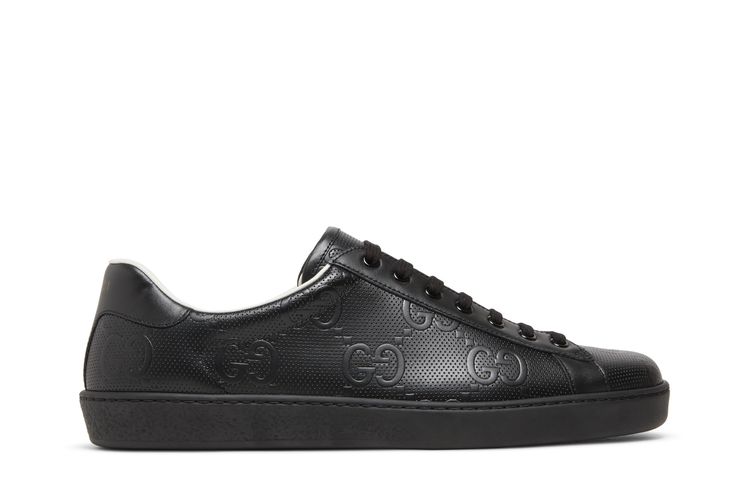 Buy Gucci Ace 'GG Embossed - Black' - 625787 1XK10 1000 | GOAT
