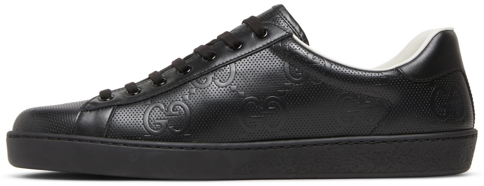 Buy Gucci Ace 'GG Embossed - Black' - 625787 1XK10 1000 | GOAT