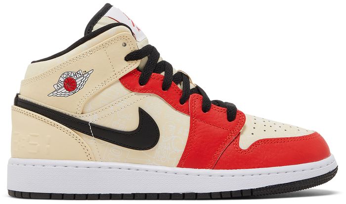 Buy Air Jordan 1 Mid SS GS 'Dunk Contest' - DV7012 100 | GOAT
