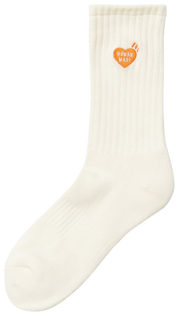 Buy Human Made Pile Socks 'White' - HM25GD004 WHIT | GOAT