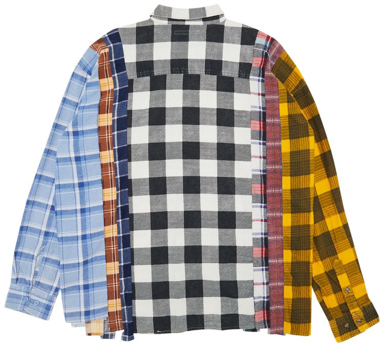 Buy Needles 7 Cuts Wide Flannel Shirt 'Multicolor' - LQ306 MULT | GOAT