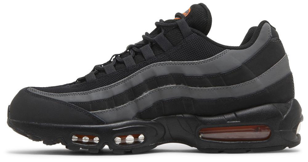Buy Nike Air Max 95 'Black Grey Safety Orange' - DX2657 001 | GOAT