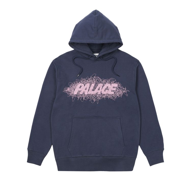 Buy Palace Sketchy Hood 'Navy' - P24CS016 | GOAT