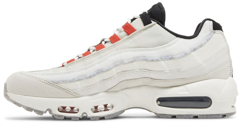 Buy Nike Air Max 95 SE 'Double Swoosh - Light Bone Habanero Red' - DQ0268 002 | GOAT