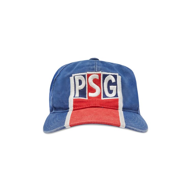 Buy Vintage Paris Saint-Germain PSG Embroidered Cap 'Blue/Red' - 4692 ...