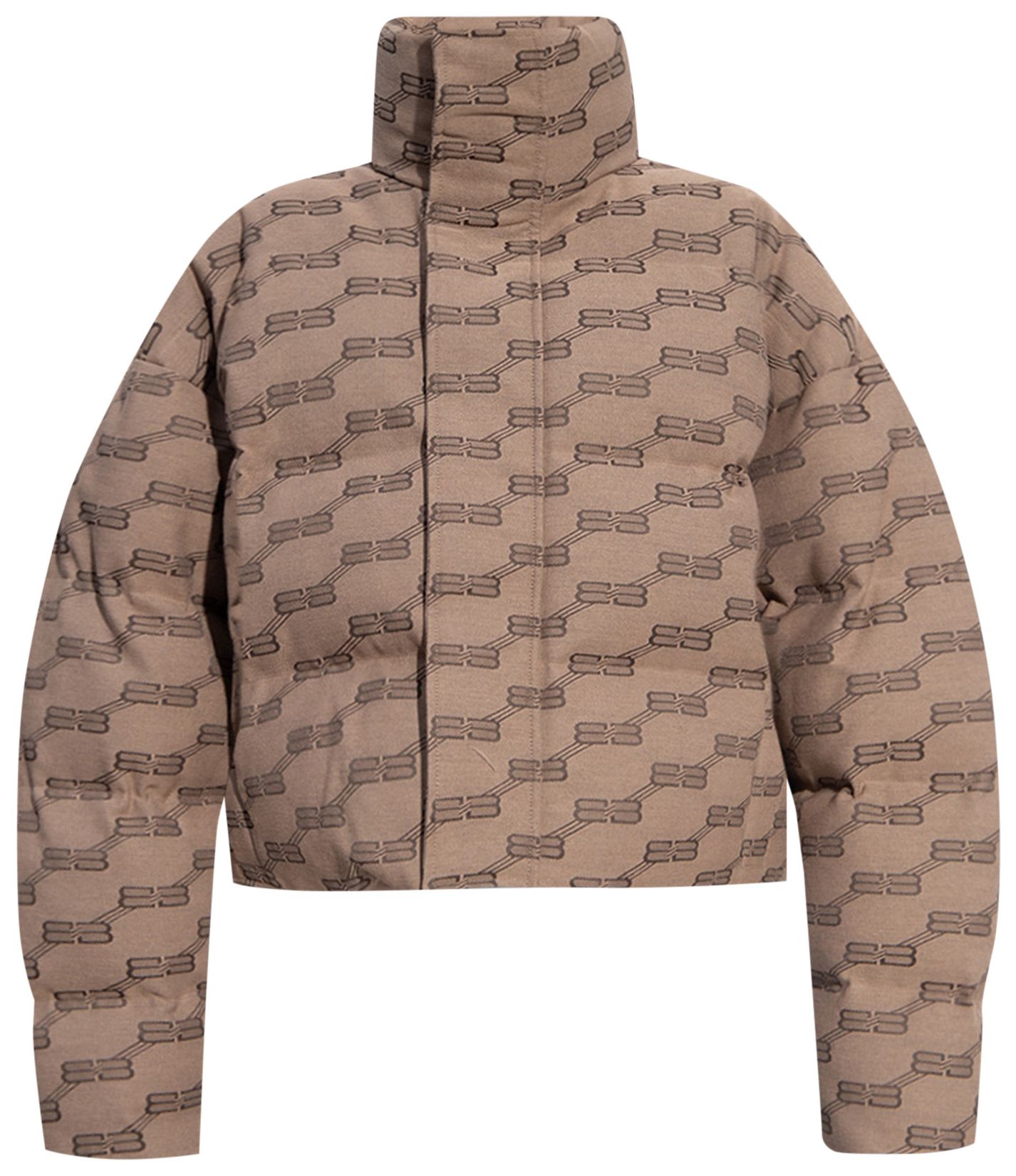 Buy Balenciaga Monogram Puffer Jacket 'Beige/Brown' - 681883 TML33 9378 ...