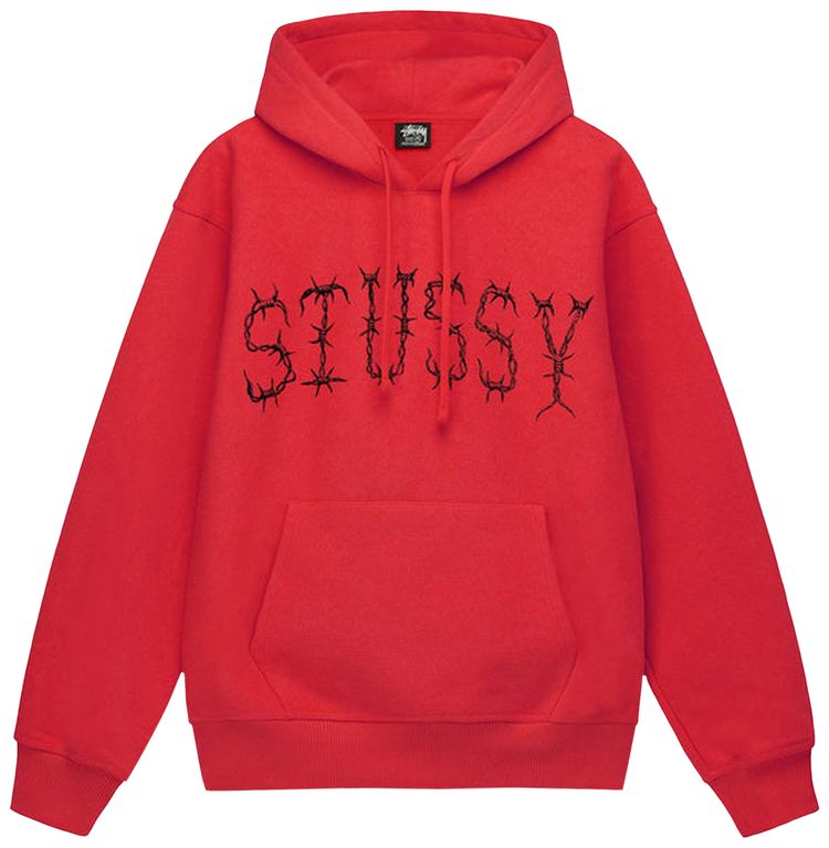 Buy Stussy Barb Hoodie 'Red' - 1924960 RED | GOAT