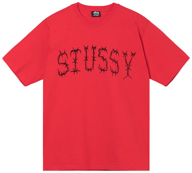 Buy Stussy Barb Tee 'Red' - 1904960 RED | GOAT