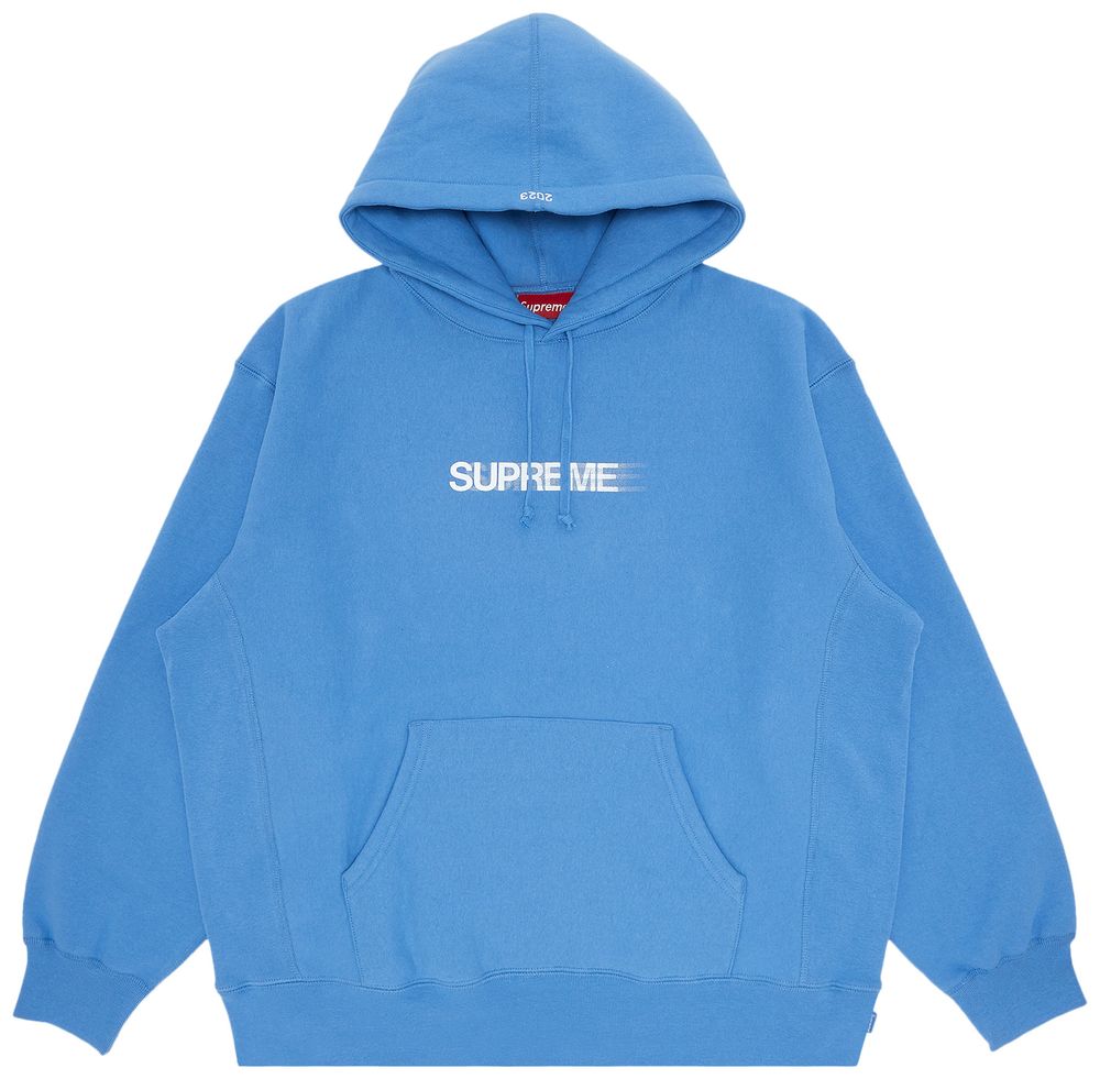 Buy Supreme Motion Logo Hooded Sweatshirt 'Light Blue' - SS23SW45 LIGHT ...