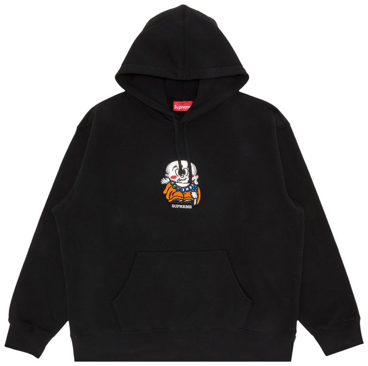 Buy Supreme AOI Buddha Hooded Sweatshirt 'Black' - SS23SW69 BLACK | GOAT