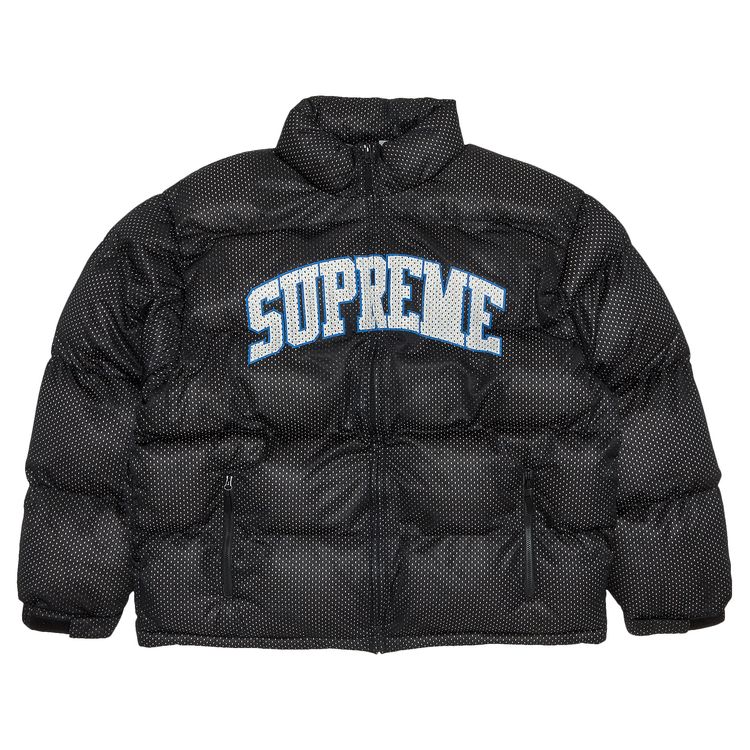 Buy Supreme Mesh Jersey Puffer Jacket 'Black' - SS23J28 BLACK | GOAT