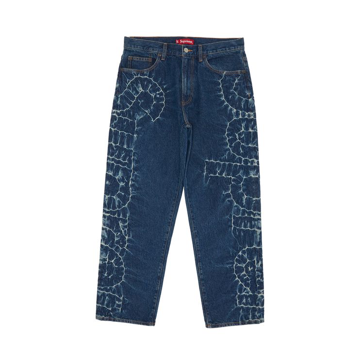 Buy Supreme Shibori Loose Fit Jean 'Rigid Indigo' - SS23P48 RIGID ...