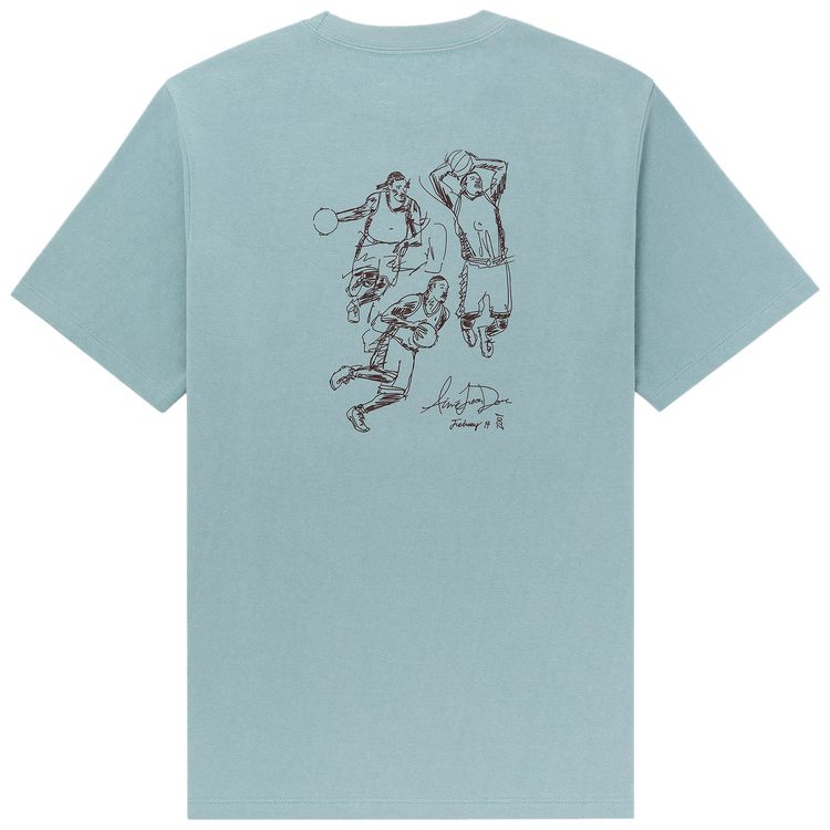 Buy Aimé Leon Dore Basketball Study Tee 'Tourmaline' - SS23CT013 TOUR ...