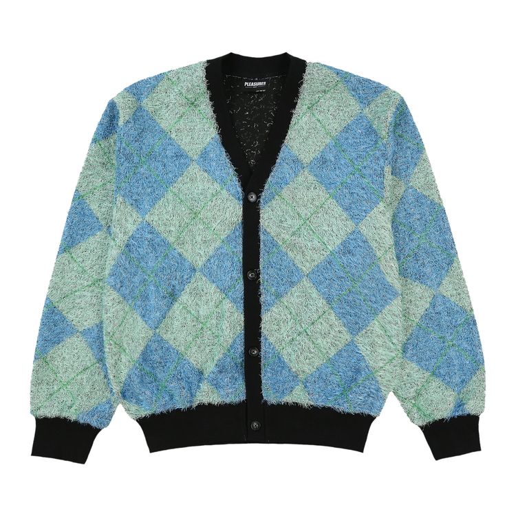 Buy Pleasures Rev Cardigan 'Aqua' - P23SP008 AQUA | GOAT