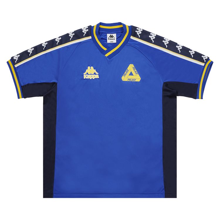 Buy Palace x Kappa Jersey 'Blue' - P21KPES002 | GOAT