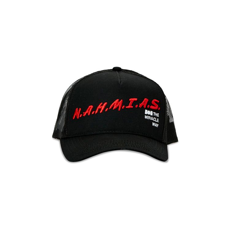 Buy Nahmias Education Trucker Hat 'Black' - SS23 TR2 G20 001 BLAC | GOAT