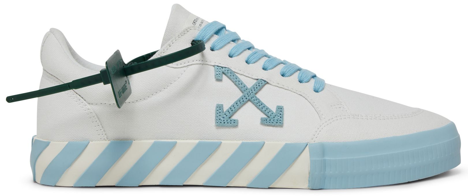 Buy Off-White Vulc Sneaker 'White Light Blue' - OMIA085F22FAB001 0140 ...