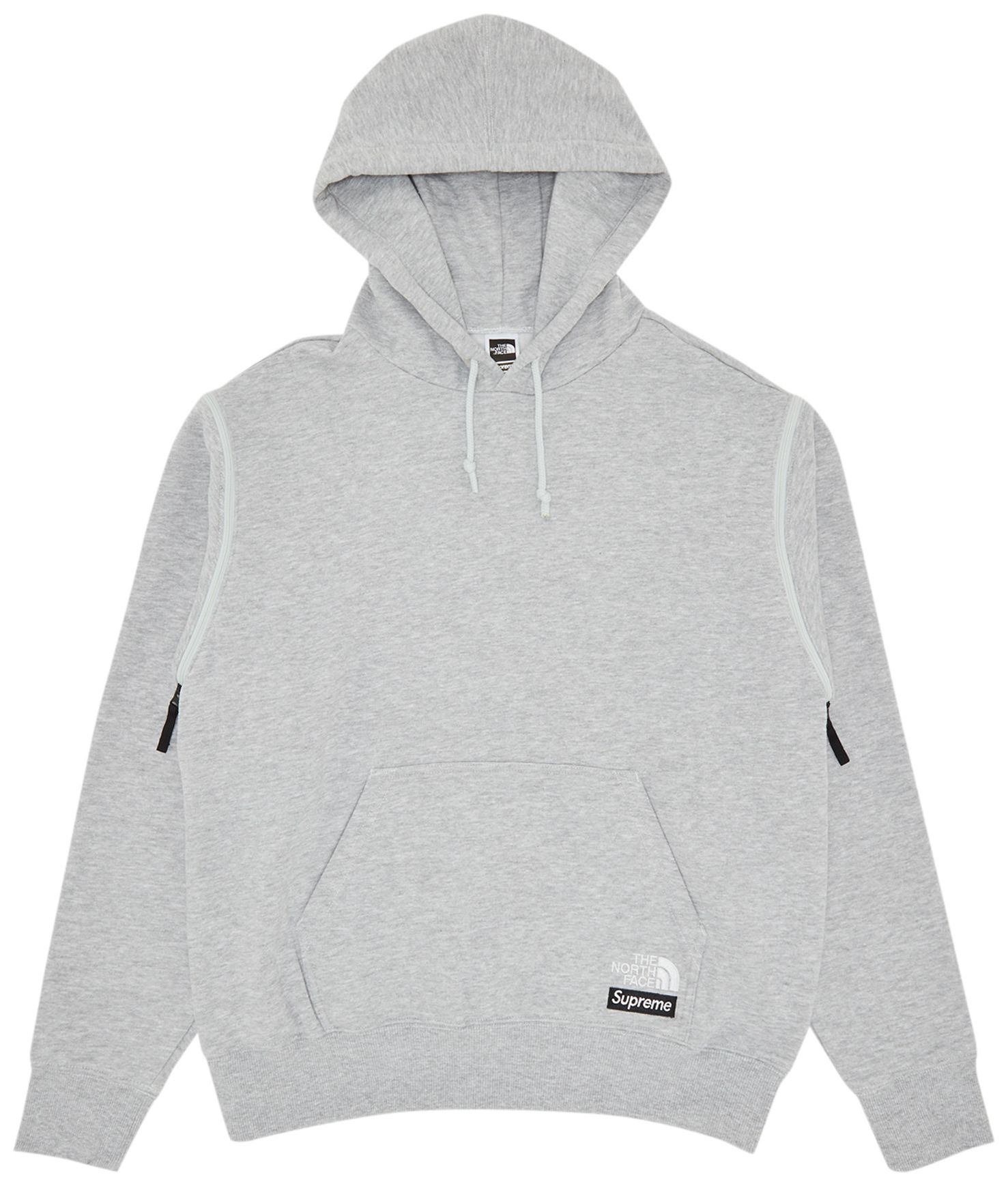 Buy Supreme X The North Face Convertible Hooded Sweatshirt Heather