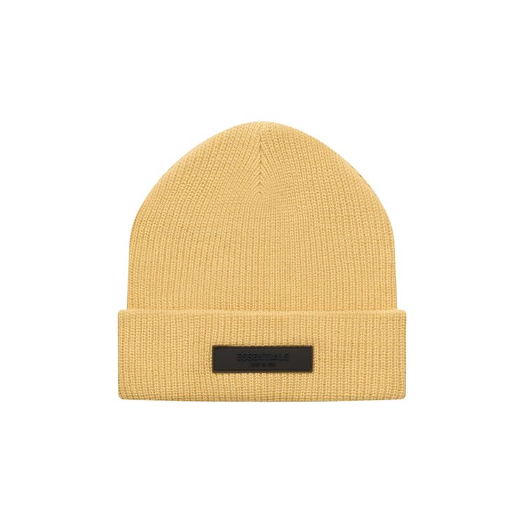 Buy Fear of God Essentials Beanie 'Light Tuscan' - 642BT224012F | GOAT