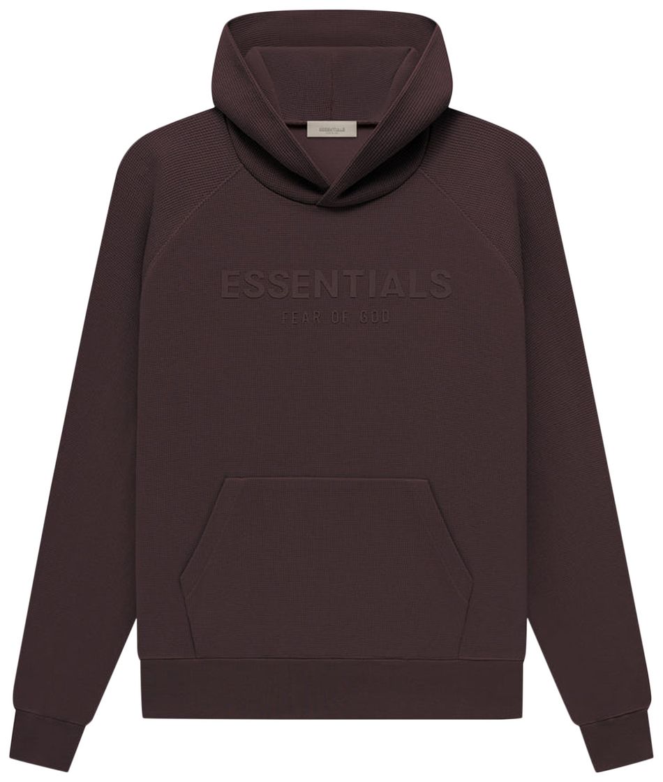 Buy Fear of God Essentials Waffle Raglan Hoodie 'Plum' - 192BT224025F ...