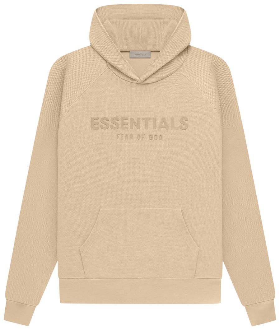 Buy Fear of God Essentials Waffle Raglan Hoodie 'Sand' - 192BT224024F ...
