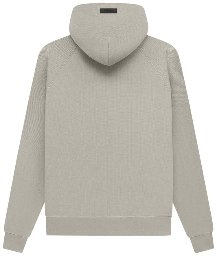 Buy Fear of God Essentials Waffle Raglan Hoodie 'Seal' - 192BT224023F | GOAT