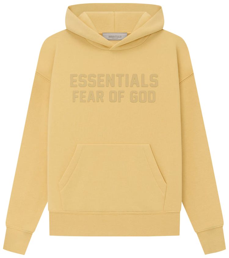 Buy Fear of God Essentials Kids Hoodie 'Light Tuscan' - 785BT222042K | GOAT