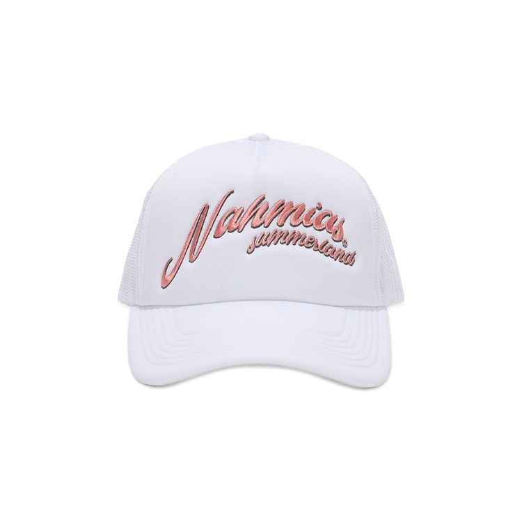 Buy Nahmias Summerland Trucker Hat 'White' - SS23 TR1 G44 100 WHIT | GOAT