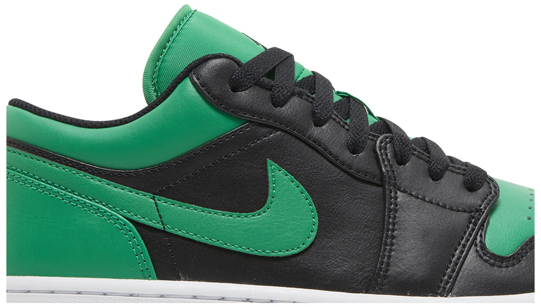 Buy Air Jordan 1 Low 'Black Lucky Green' - 553558 065 | GOAT
