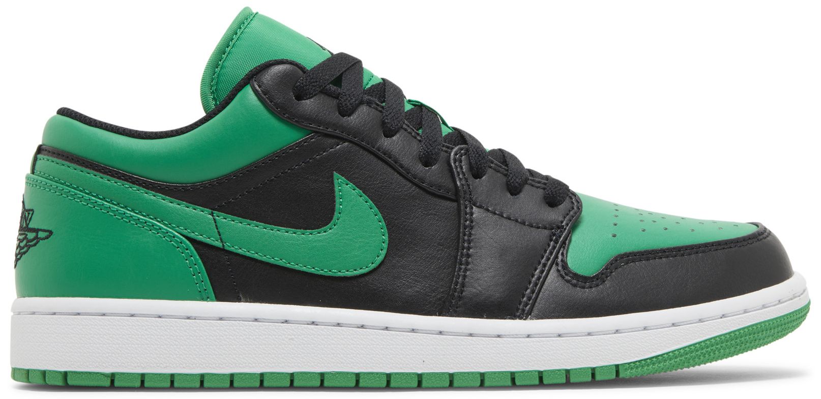 Buy Air Jordan 1 Low 'Black Lucky Green' - 553558 065 | GOAT