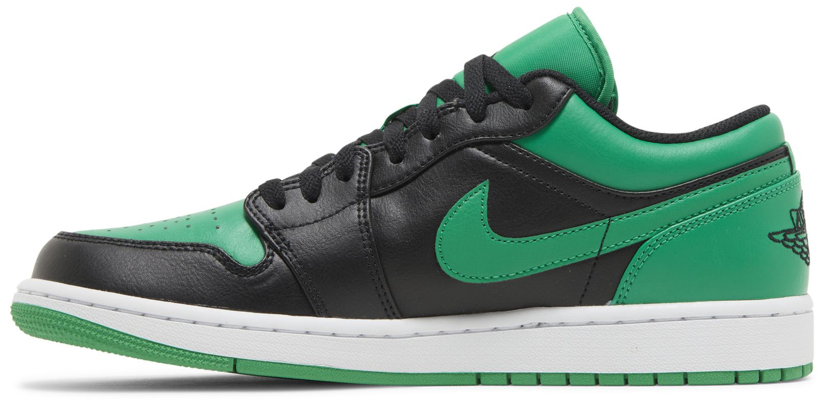 Buy Air Jordan 1 Low 'Black Lucky Green' - 553558 065 | GOAT